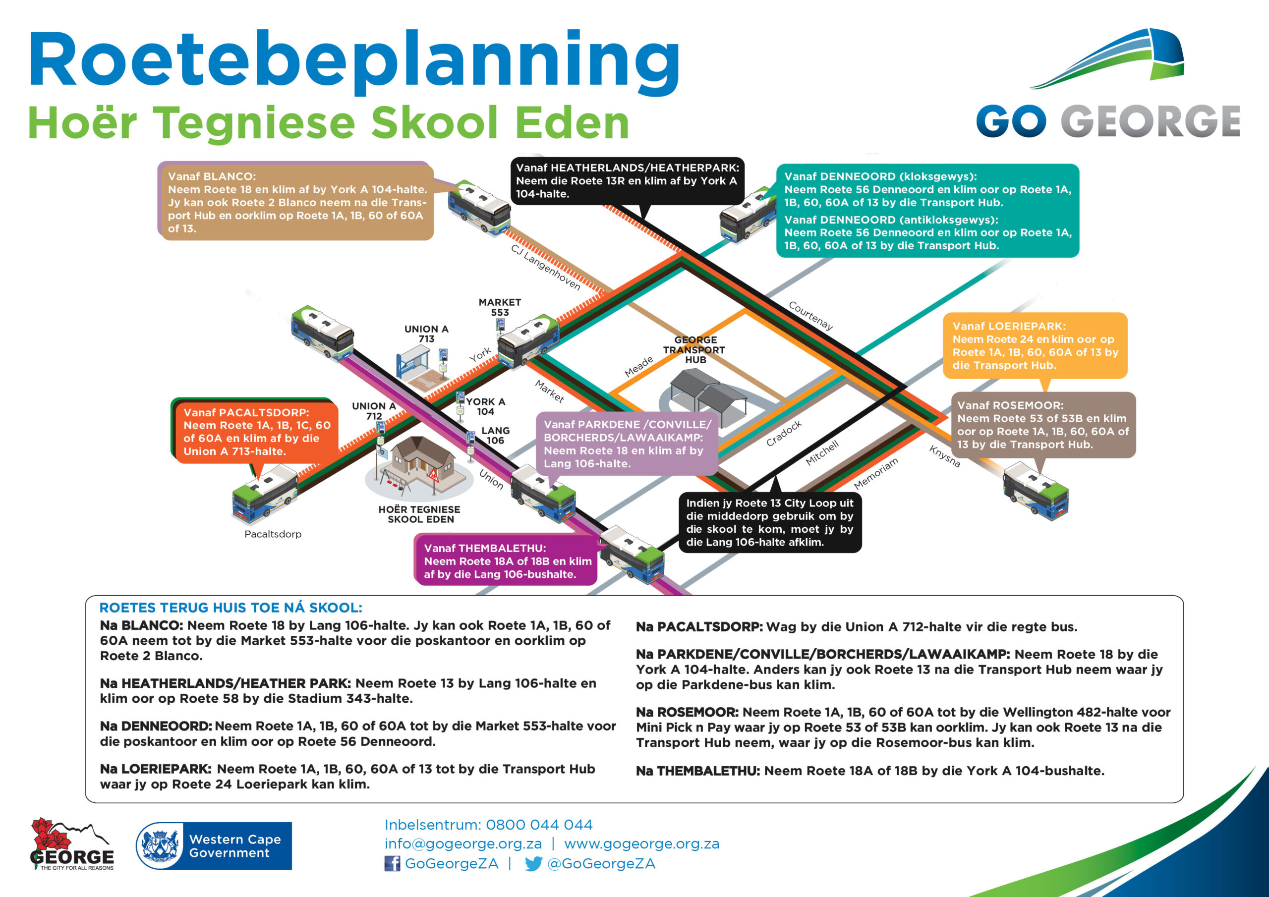 School routes – Go George