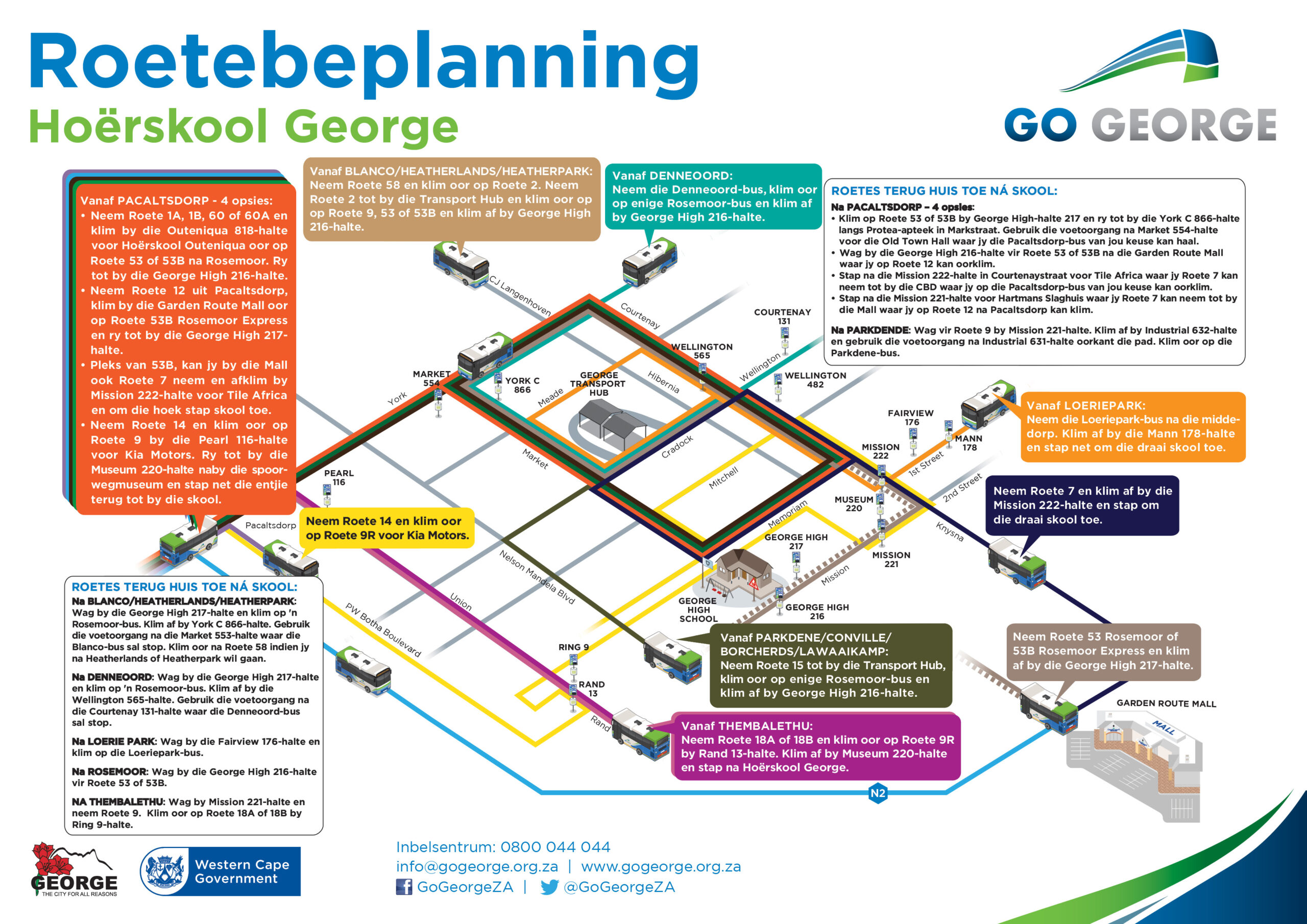 School routes – Go George